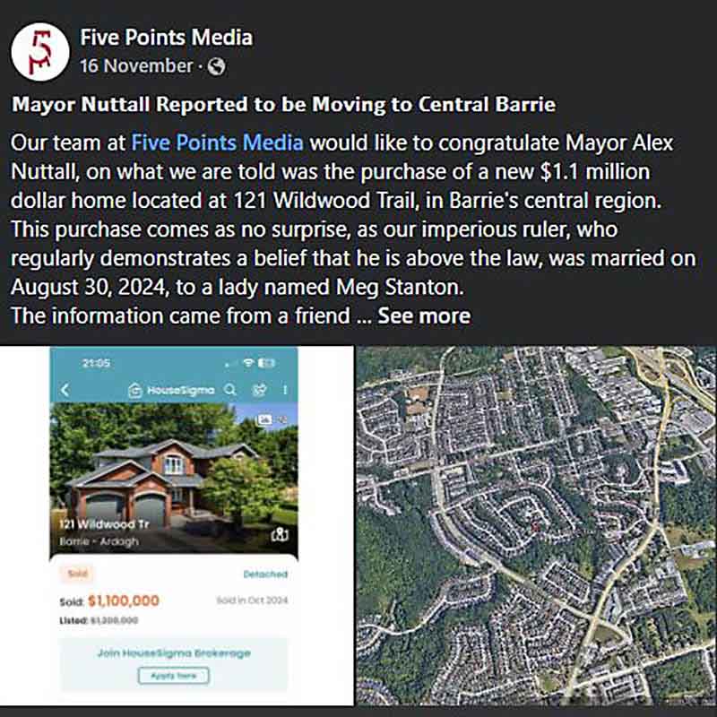 Barrie Mayor Alex Nuttall Exposed
